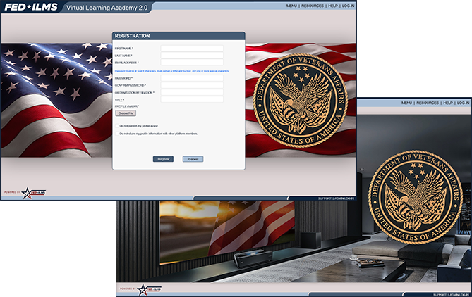 Fed-ILMS Demo Image of Home Page